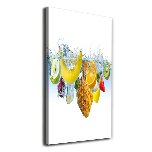 Sansibar Home Früchte unter Wasser - Kunstdrucke auf Leinwand | Wayfair.de